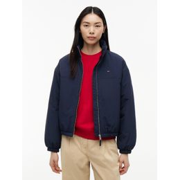Tommy Jeans Damen Blouson "TJW PADDED HIGH NECK JACKET"schwarz night navy, Gr. S, unifarben, Web, Obermaterial: 100% Nylon. Futter: 100% Polyester.