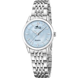 Lotus Damen Quarzuhr "Classic Steel", silber, Armbanduhren, Armbanduhr, Damenuhr, Edelstahlarmband, analog