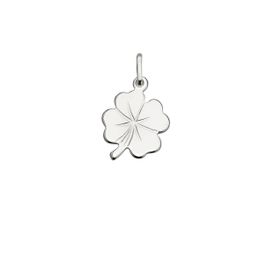 Firetti Damen Kettenanh&auml;nger "Schmuck Geschenk Silber 925 Halsschmuck Anh&auml;nger Kleeblatt", Silber 925 (Sterlingsilber), 0,54 g, silber, Silber 925