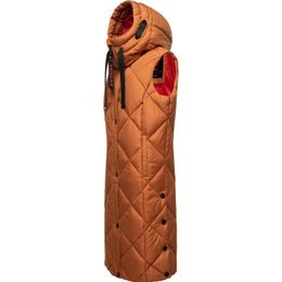 Navahoo Damen Steppweste "Schnuckel", braun, Gr. M, Oberstoff: 100% Polyester. Futter: 100% Polyester. Wattierung: 100% Polyester, Westen, warme