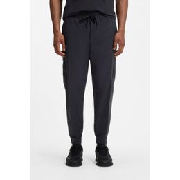 BOSS Green Herren Cargohose "T Urbanex-CargoLight", blau, Gr. 48, unifarben, Web, Obermaterial: 100% Elastomultiester, Hosen, mit elastischem Bund