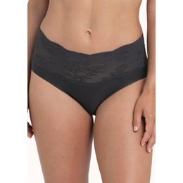 Damen Taillenslip "Essential Lace", ANITA SINCE 1886, Gr. XL, grau, Obermaterial: 63% Polyamid, 28% Elasthan, 9% Baumwolle, unifarben, Unterhosen,