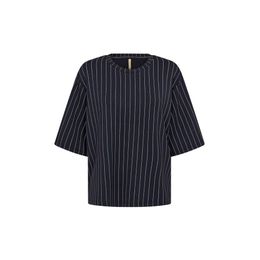 soyaconcept Damen Kurzarmhemd "Soya Concept T-shirt SC-SIRI 1", schwarz, Gr. S, Obermaterial: 48% Modal, 48% Polyester, 4% Elasthan, Hemden