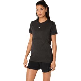 asics Damen Laufshirt "ROAD SEAMLESS SS TOP", grau, Gr. S, Obermaterial: 65% Polyamid, 35% Polyester, Shirts, ACTIBREEZE Technologie, Atmungsaktiv,