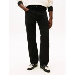 Tommy Hilfiger Herren Straight-Jeans "DOVER", schwarz, Gr. 33, Denim/Jeans, Obermaterial: 100% Baumwolle, Jeans, Regular fit, gerades Bein