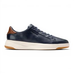 Cole Haan Herren GrandPro Luxe Mile Trainer Blaue Lederschuhe - C42754