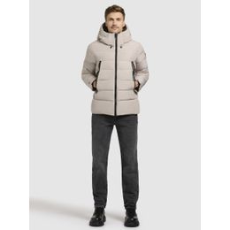 Khujo Herren Steppjacke "WOU", grau, Gr. XXL, unifarben, 100% Polyester, Jacken