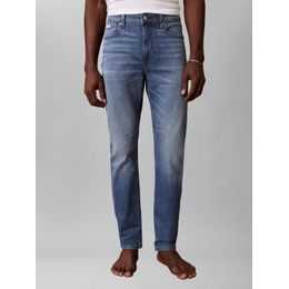 Herren Slim-fit-Jeans, blau, Gr. 32, Calvin Klein Jeans, Denim/Jeans, Obermaterial: 70% Baumwolle, 29% Polyester, 1% Elasthan, Jeans, slim fit