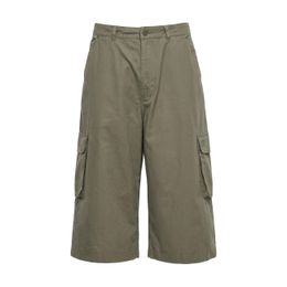 Karl Kani Herren Cargoshorts "Karl Kani OG Camo Baggy Cargo Shorts"light olive, Gr. S, 100% Baumwolle, Hosen