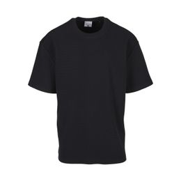 Karl Kani Herren T-Shirt "Karl Kani Signature Waffle Oversized T-Shirt", schwarz, Gr. M, unifarben, 100% Baumwolle, Shirts