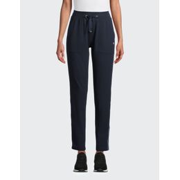 Joy Sportswear Damen Jogginghose "D JOGGINGHOSE THEKLA", blau, Gr. 44, Obermaterial: 96% Baumwolle, 4% Elasthan, Hosen, f&uuml;r Freizeit und Training,