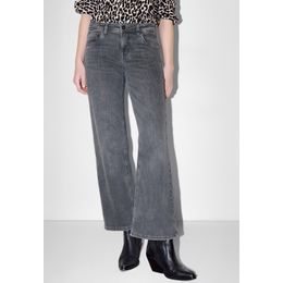 Damen Comfort-fit-Jeans, grau, Gr. 31, STREET ONE STUDIO, unifarben, Jeans, 85% Baumwolle, 9% Polyester, 4% Elastomultiester, 2% Elasthan, Jeans, mit