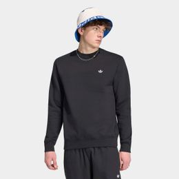 Herren Sweatshirt "TREFOIL ESSENTIALS CREW", schwarz, Gr. XXL, adidas originals, Obermaterial: 82% Baumwolle, 18% Polyester, Sweatshirts, mit