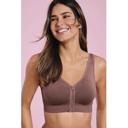 Damen Soft-BH, ANITA SINCE 1886, Gr. S, braun, Obermaterial: 88% Polyamid, 12% Elasthan, clean, unifarben, BHs, herausnehmbare Cups, mit