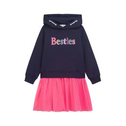 DANAMADE M&auml;dchen Jerseykleid "DANAMADE Dress DEBBA", pink, Gr. 110, Oberteil: 95% Baumwolle, 5% Elasthan. Rock: 100% Polyester. Futter: 100%
