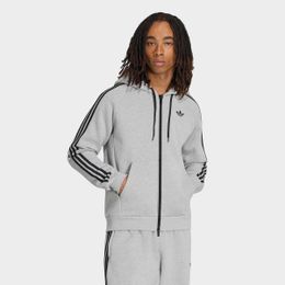 Herren Kapuzensweatshirt "ADICOLOR OVER THE HOOD STRIPES", grau, Gr. XL, adidas originals, Obermaterial: 82% Baumwolle, 18% Polyester, Sweatshirts,