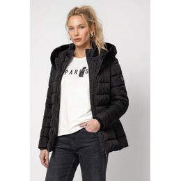 monari Damen Steppjacke "Jacke Stepp + fake fur"schwarz, Gr. 34, unifarben, Web, Obermaterial: 100% Polyester. B&uuml;ndchen: 100% Polyester. Futter: 100%