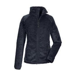 Killtec Damen Fleecejacke "KOW 56 WMN FLC JCKT", schwarz, Gr. 50, Obermaterial: 100% Polyester, Jacken, Weiche Fleecejacke, verschlie&szlig;bare Taschen,