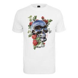 MisterTee Herren T-Shirt "MisterTee Herren Chrome Skull Tee", bunt, Gr. L, unifarben, 100% Baumwolle, Shirts