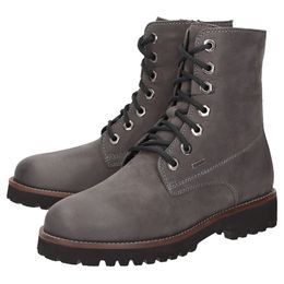 Sioux Damen Stiefelette "Elmiana-700-TEX-WF", Gr. 37,5, grau, Obermaterial: 100% Kalbsnubukleder CANU. 100% Gummi rubber., Schuhe