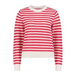 BETTY & CO BETTY & CO Damen Strickpullover "Damen mit Struktur", rot, Gr. 36, Strick, Obermaterial: 100% Baumwolle, Pullover