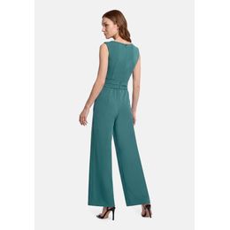 Vera Mont Damen Overall "Damen mit weitem Bein", gr&uuml;n, Gr. 34, Cr&ecirc;pe, Obermaterial: 95% Polyester, 5% Elasthan. Futter: 100% Polyester, Overalls,