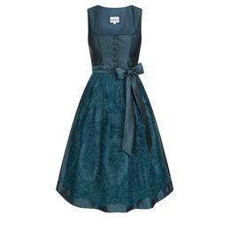 Trachtenhof N&uuml;bler Dirndl 'Midi Dirndl Kerala' Damen Gr&ouml;&szlig;e 50 blau