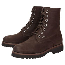 Sioux Damen Stiefelette "Elmiana-700-TEX-WF", Gr. 37, braun, Obermaterial: 100% Kalbsnubukleder CANU. 100% Gummi rubber., Schuhe