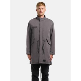 Khujo Herren Kurzmantel "Vito", grau, Gr. XXL, Material: 70% Baumwolle, 30% Nylon. Innenfutter: 100% Baumwolle, M&auml;ntel, Lockerer &Uuml;bergangsparka mit