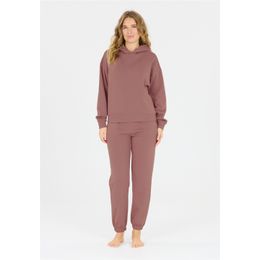 ENDURANCE ATHLECIA ATHLECIA Damen Sweathose "Carmen", lila, Gr. 44, unifarben, 100% Polyester, Hosen, aus extra weichem Material