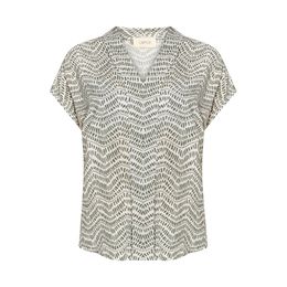Cartoon Damen Schlupfbluse "Damen mit V-Ausschnitt"cream, khaki, Gr. 34, Obermaterial: 100% Viskose, Blusen