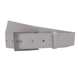 AnnaMatoni Damen Lederg&uuml;rtel "AnnaMatoni Damen Basic Lederg&uuml;rtel 3,5cm echt Leder Damen Basic", wei&szlig;, Gr. 120, 100% Leder, G&uuml;rtel