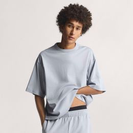 Herren T-Shirt "SOFT LUX", wei&szlig;, Gr. L, adidas Sportswear, Obermaterial: 100% Baumwolle, Shirts