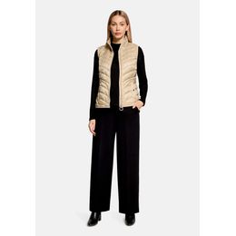 Betty Barclay Damen Strickweste "Damen mit Stehkragen"beige, Gr. 38, Obermaterial: 100% Polyamid. F&uuml;llung: 100% Polyester, Westen