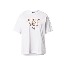 JOOP! T-Shirt Damen Gr&ouml;&szlig;e L gold / wei&szlig;