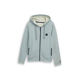 Tom Tailor Sweatjacke Herren Gr&ouml;&szlig;e XXL hellgr&uuml;n / schwarz