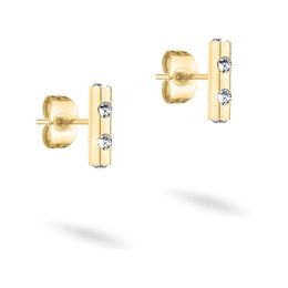 Tamaris Ohrringe Damen Gr&ouml;&szlig;e One Size gold / transparent
