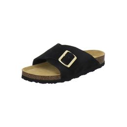 Afs-schuhe Sandale 'Sandalen Damen schwarz Veloursleder' Damen Gr&ouml;&szlig;e 36 schwarz
