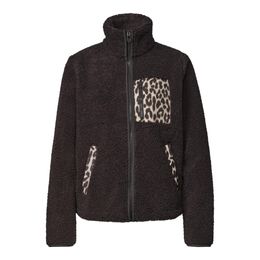 Street One Studio Fleecejacke Damen Gr&ouml;&szlig;e M beige / dunkelbraun Sommerjacke