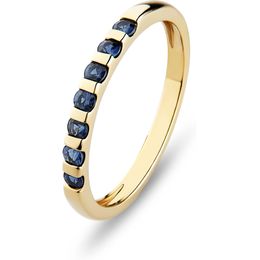 Christ Ring Damen Gr&ouml;&szlig;e 54 blau / gold