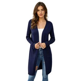 Kojooin Strickjacke Damen Gr&ouml;&szlig;e M navy