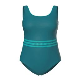 Ulla Popken Swimsuit female size XXXL/4XL Turquoise / Petrol