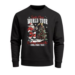 Neverless Sweatshirt 'Santa World Tour' male size XXXL Black