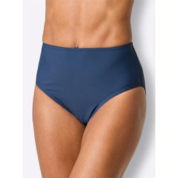 feel good Damen Bikini-Slip in Uni, jeansblau, Gr&ouml;&szlig;e 38