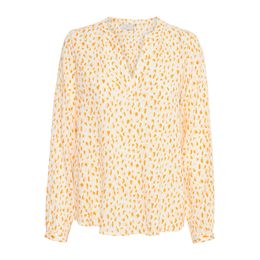 Kaffe Blouse 'Jalie' female size XS Pastel yellow / Orange / Wool white