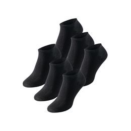 uncover by Schiesser Sneakersocken Damen Gr&ouml;&szlig;e 35/38 schwarz