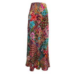 Introvertie Vienna Rock 'Oia Bias Cut Silk Skirt' Damen Gr&ouml;&szlig;e 40 pink