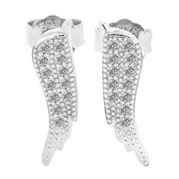 Akzent Ohrringe '"Melek" aus 925 Sterlingsilber, rhodiniert, langlebig' Damen Gr&ouml;&szlig;e One Size silber