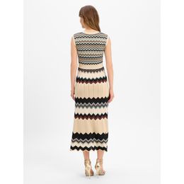 Zero Kleid Damen Gr&ouml;&szlig;e XS hellbeige / blau / dunkelbraun / schwarz