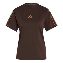 adidas Sportswear Funktionsshirt Damen Gr&ouml;&szlig;e XL/XXL schoko / pueblo / schwarz